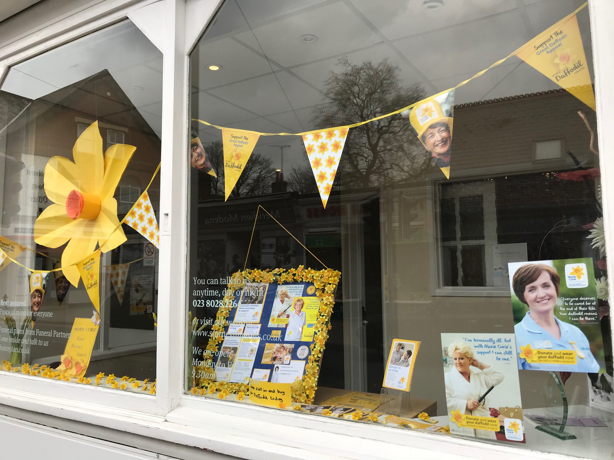 Jenny’s giant daffodil supports Marie Curie - J & L Sturney Funeral ...